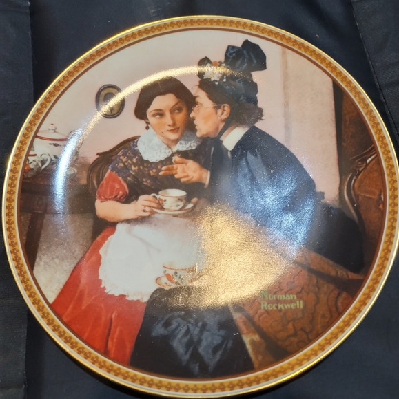 Norman Rockwell | Accents | Norman Rockwell Rens Covered Womens ...